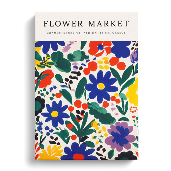 George Oliver XMKTMKT-86 Athens Flower Market Exhibition No.1 - Wrapped Canvas Art Prints ...